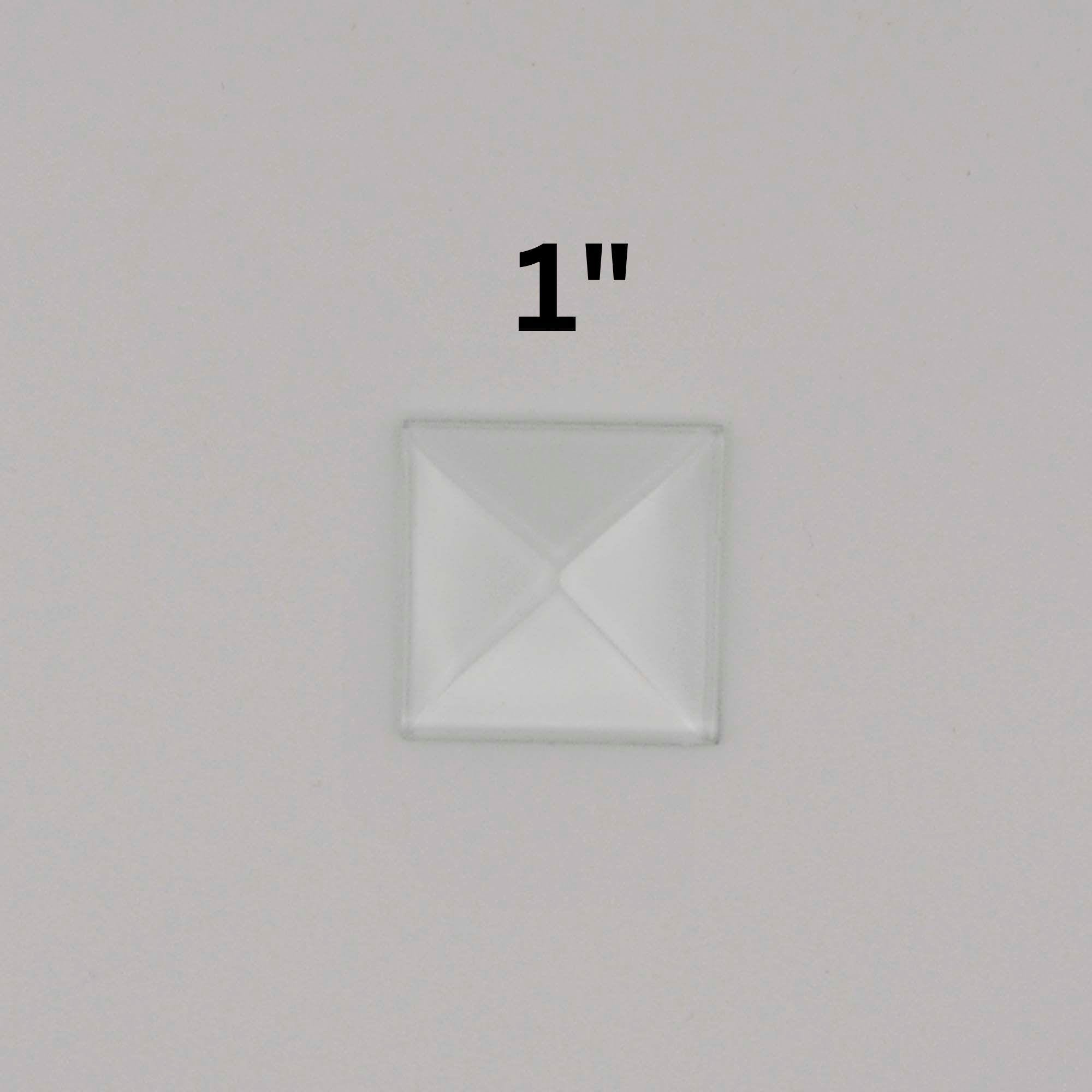 1" Square Glass Bevel pyramid – Sage Glasswork